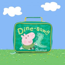 Personalised George Pig Dine-Saw Lunch Bag