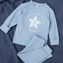 Personalised When I Wake Up I’ll Be Blue Pyjamas
