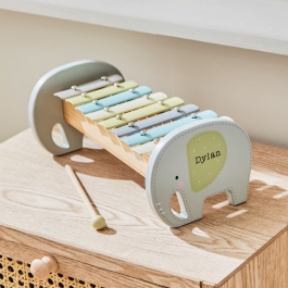 Personalised Elephant Wooden Xylophone | My 1st Years